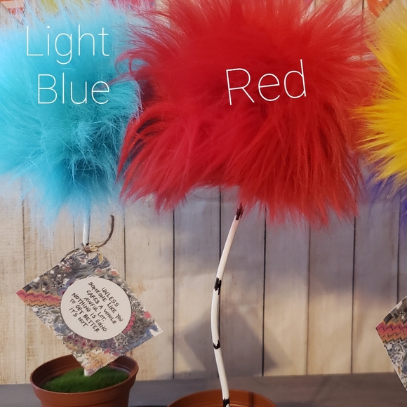 Handmade | Party Supplies | Truffula Trees Lorax Decor Birthday Home ...
